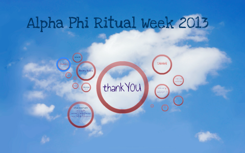 Alpha Phi Ritual Week by Abbie Overturf on Prezi