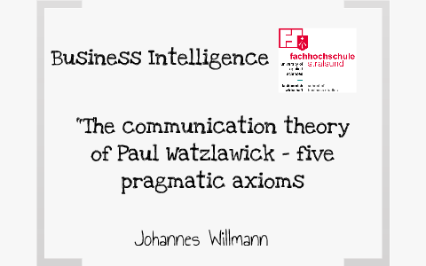 Paul Watzlawick by Johannes Willmann