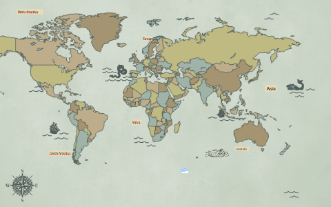 Continents, countries and capital cities by K Beel on Prezi