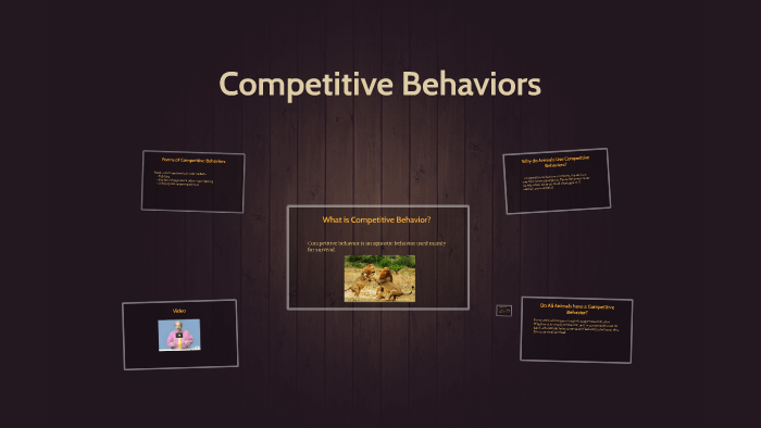 Competitive Behaviors by Ethan Briscoe on Prezi