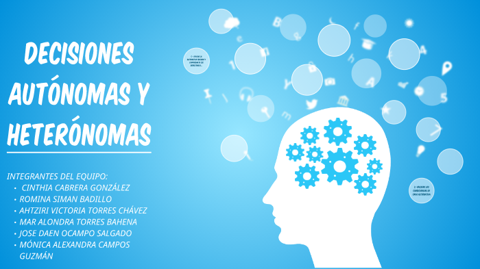 Decisiones Autonomas Y Heteronomas - abstractor