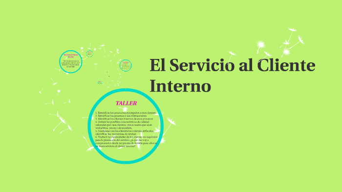 El Servicio al Cliente interno by Maria Soler on Prezi