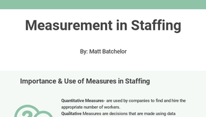 Measurement in Staffing by on Prezi Design