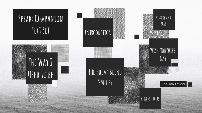 Speak Companion Text by Chelsea Trainor on Prezi