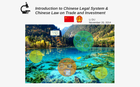 Introduction to Chinese Legal System and Chinese Law on Trad by Li DU ...