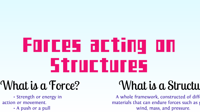 Forces Acting on Structures by C. Romeo on Prezi