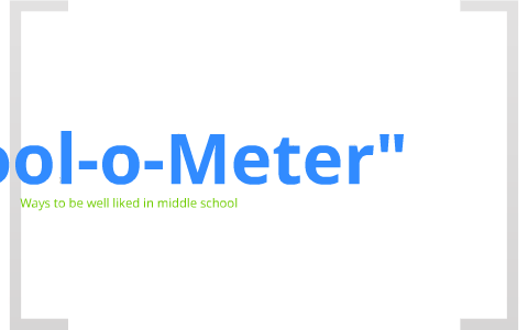 "Cool-o-Meter" by Emily Tepera on Prezi