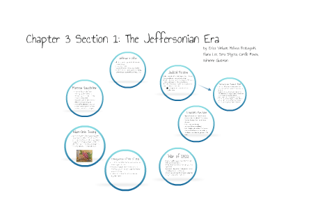 Chapter 3 Section 1: The Jeffersonian Era by Erica V on Prezi