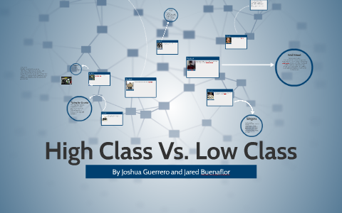 High Class Vs. Low Class by Joshua Guerrero on Prezi
