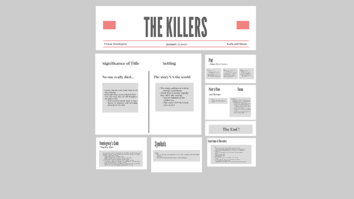 THE KILLERS BY ERNEST HEMINGWAYS by kayla rodriguez on Prezi