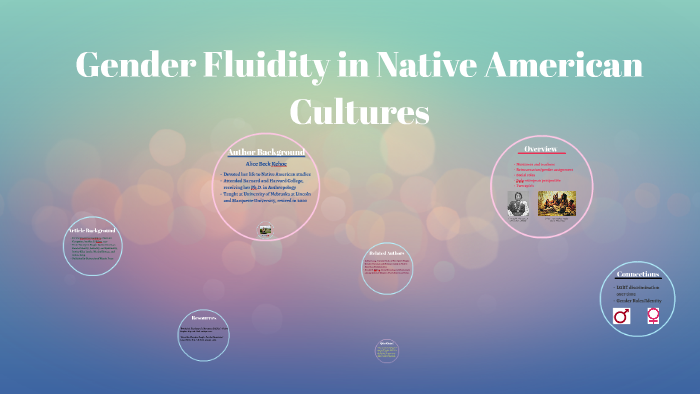 Gender Fluidity in Native American Cultures by Rochelle Adjei on Prezi