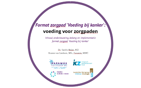 Voeding voor zorgpaden: format zorgpad 'Voeding bij kanker' 281113 by ...