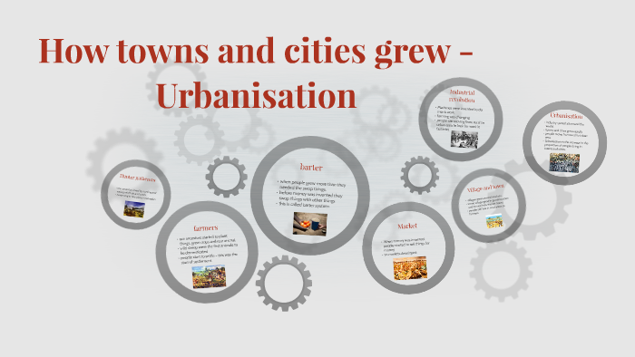 How towns and cities grew by on Prezi
