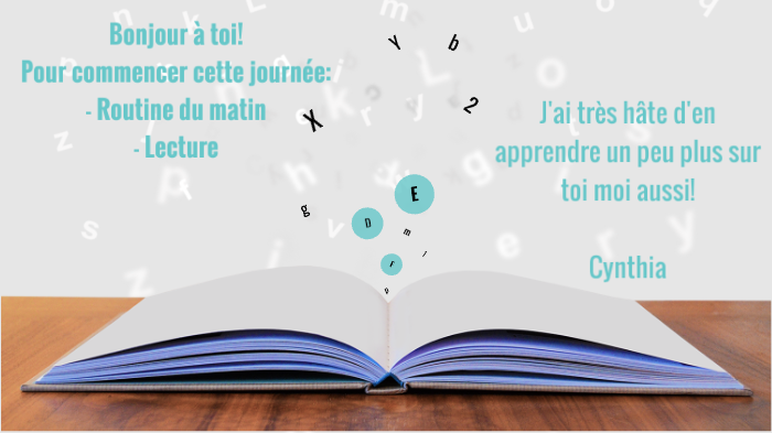 Présentation by Cynthia Marchand on Prezi