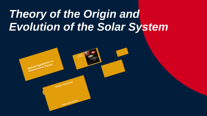 Theory of the origin and evolution of the Solar System by yan chen on Prezi