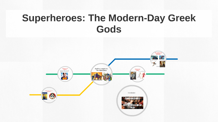 Superheroes: The Modern-Day Greek Gods by Nick Hebenstreit on Prezi