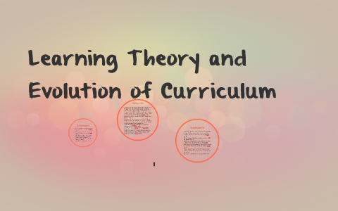 Learning Theory and Evolution of Curriculum by Kim Penland on Prezi