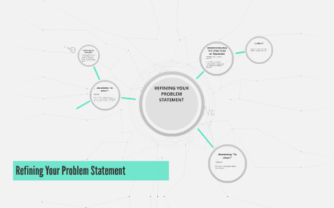 GUIDE TO REFINING PROBLEM STATEMENTS by writing spaces on Prezi