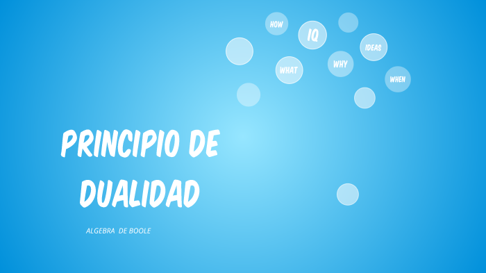 Principio de Dualidad by Andrea Torres on Prezi