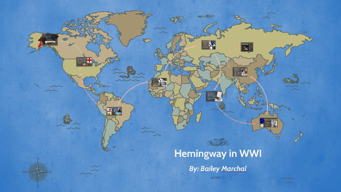 Earnest Hemingway in WWI by Bailey Marchal