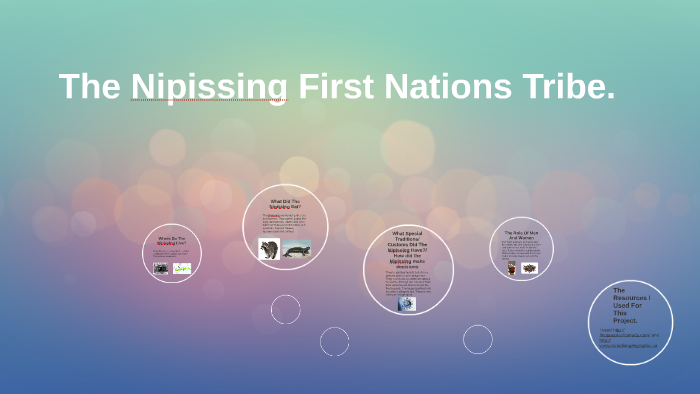 The Nipissing First Nations Tribe. by Jacob Beitel on Prezi