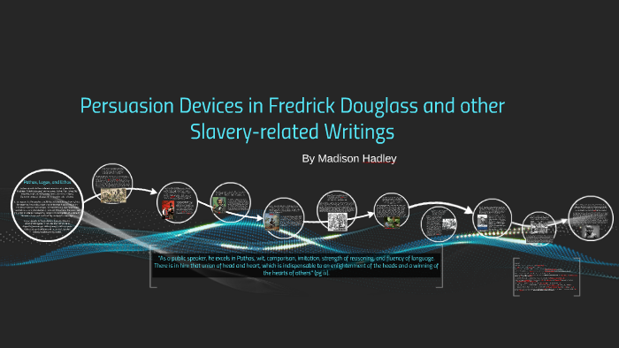 Persusion Devices in Fredrick Douglass and other Slavery rel by madison ...