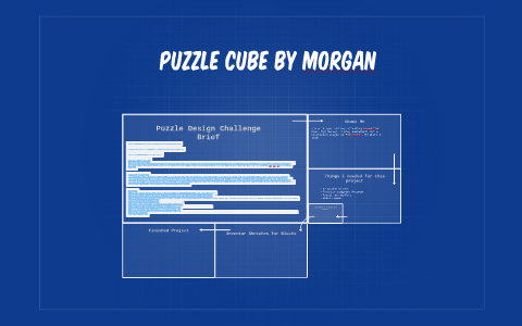 Puzzle Design Challenge Brief by John Morgan