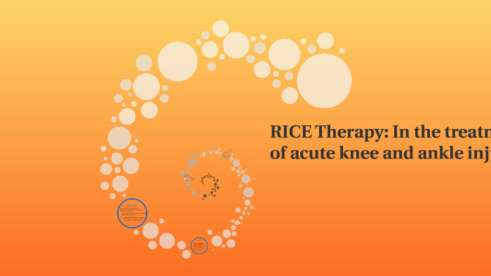 RICE Therapy: In the treatment of acute knee and ankle injur by Meagan ...