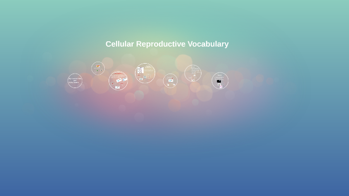 CELLULAR REPRODUCTIVE VOCABULARY by Lauren H on Prezi