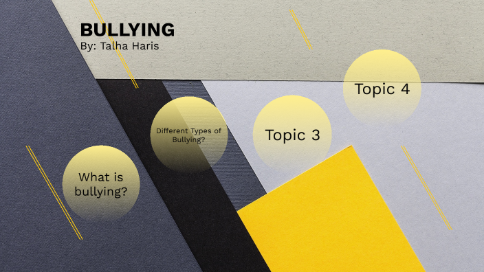 Bullying by talha haris on Prezi