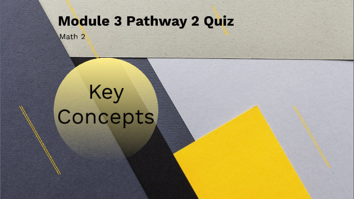 Module 3 Pathway 2 Quiz by Myla Gallagher on Prezi