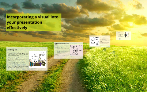 How to Incorporate a Visual Into your presentation effective by on Prezi