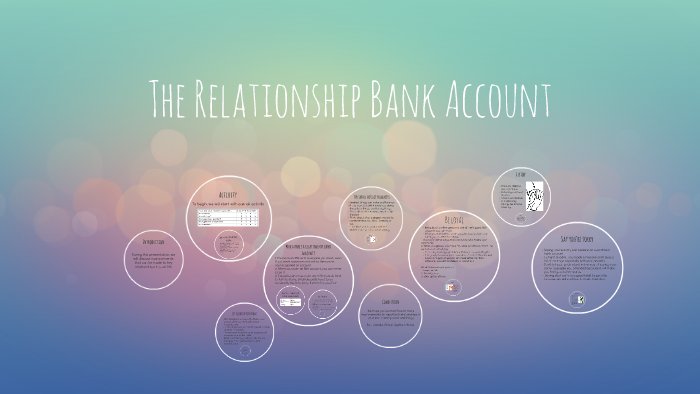 The Relationship Bank Account by Isabella Kulisek on Prezi
