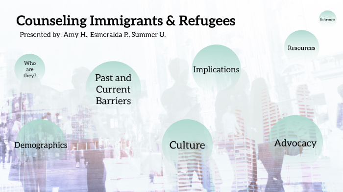 Counseling Immigrants and Refugees by Summer Underwood on Prezi
