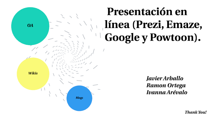 Presentación en línea (Prezi, Emaze, Google y Powtoon) by Javier ...