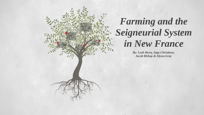 Farming and the Seigneurial System in New France by Leah Berry on Prezi