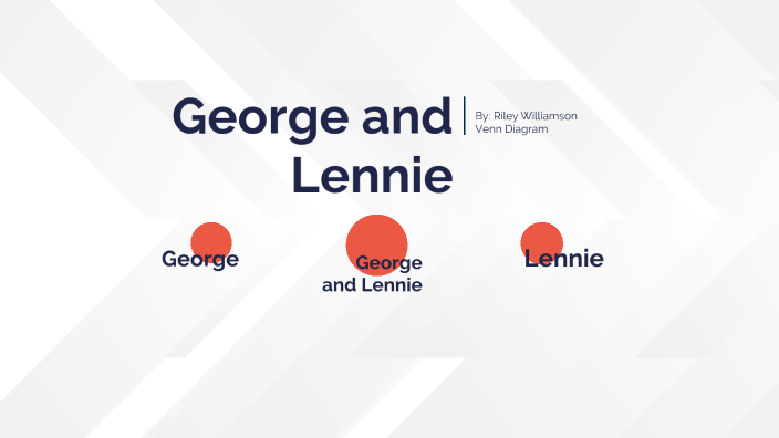 George and Lennie Venn diagram by Riley Williamson on Prezi