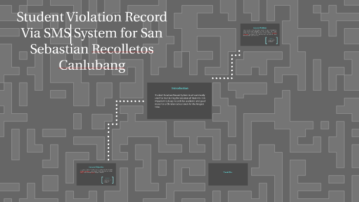 Student Violation Record System for San Sebastian by Lorenzo Sanchez on ...