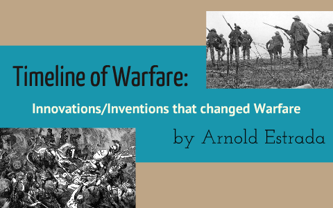 Timeline of Warfare: Inventions/Innovations that changed Warfare by ...