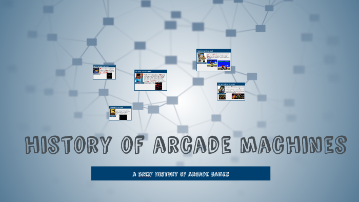 history of arcade machines by TAVIS BARTON