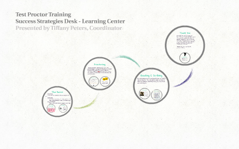 Narrated Test Proctor Training by Tiffany Peters