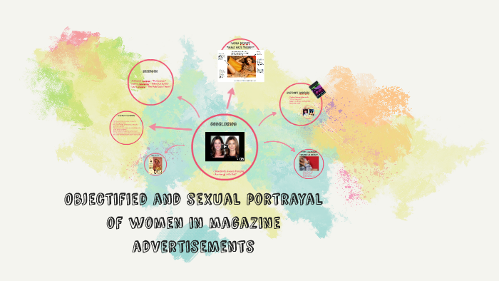 Objectified and sexual portrayal of women in magazine advert by Lindsey ...