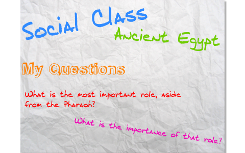 Social Classes in Ancient Egypt by morgan lewis on Prezi