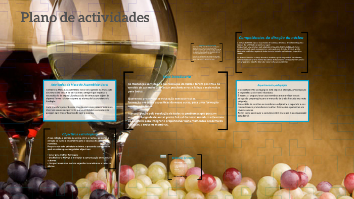 Plano de actividades by Fábio Pereira on Prezi