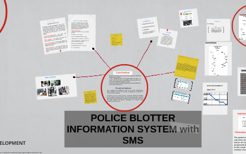 POLICE BLOTTER INFORMATION SYSTEM with SMS by richie leoveras on Prezi