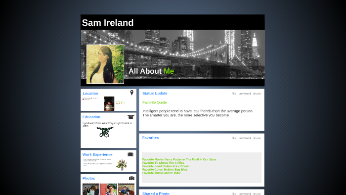 Sam Ireland by Sam Ireland on Prezi
