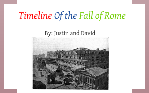 Timeline of the fall of Roman Empire by Ms. Leone on Prezi