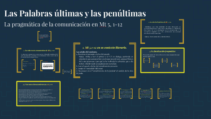 Las Palabras últimas y las penúltimas by Pao Rojas on Prezi