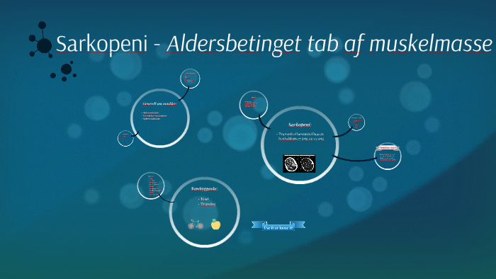 Sarkopeni - Aldersbetinger tab af muskelmasse by Charlotte Hebsgaard on ...
