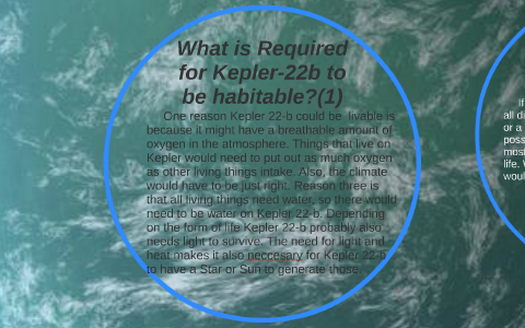 What is Required for kepler 22b to be habitable? by carter tipton on Prezi